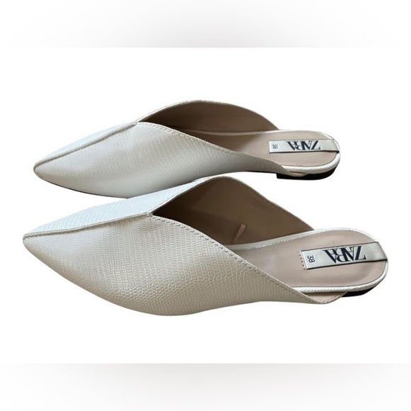 Zara | Shoes | Zara Flat Mule Sandal | Poshmark